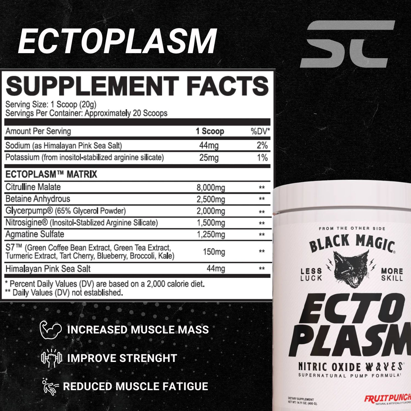 Black Magic Pre Workout Stack - BZRK and Ectoplasm — Supplement City USA