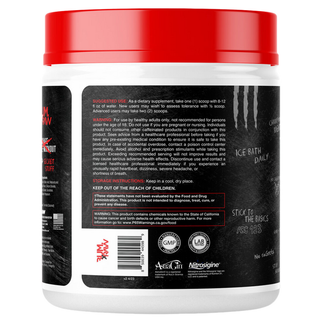 CBUM Thavage Pre-Workout - Christopher's Secret Stuff – Supplement City USA