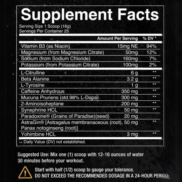Condemned Labz Convict Stim Pre-Workout Supplement — Supplement City USA