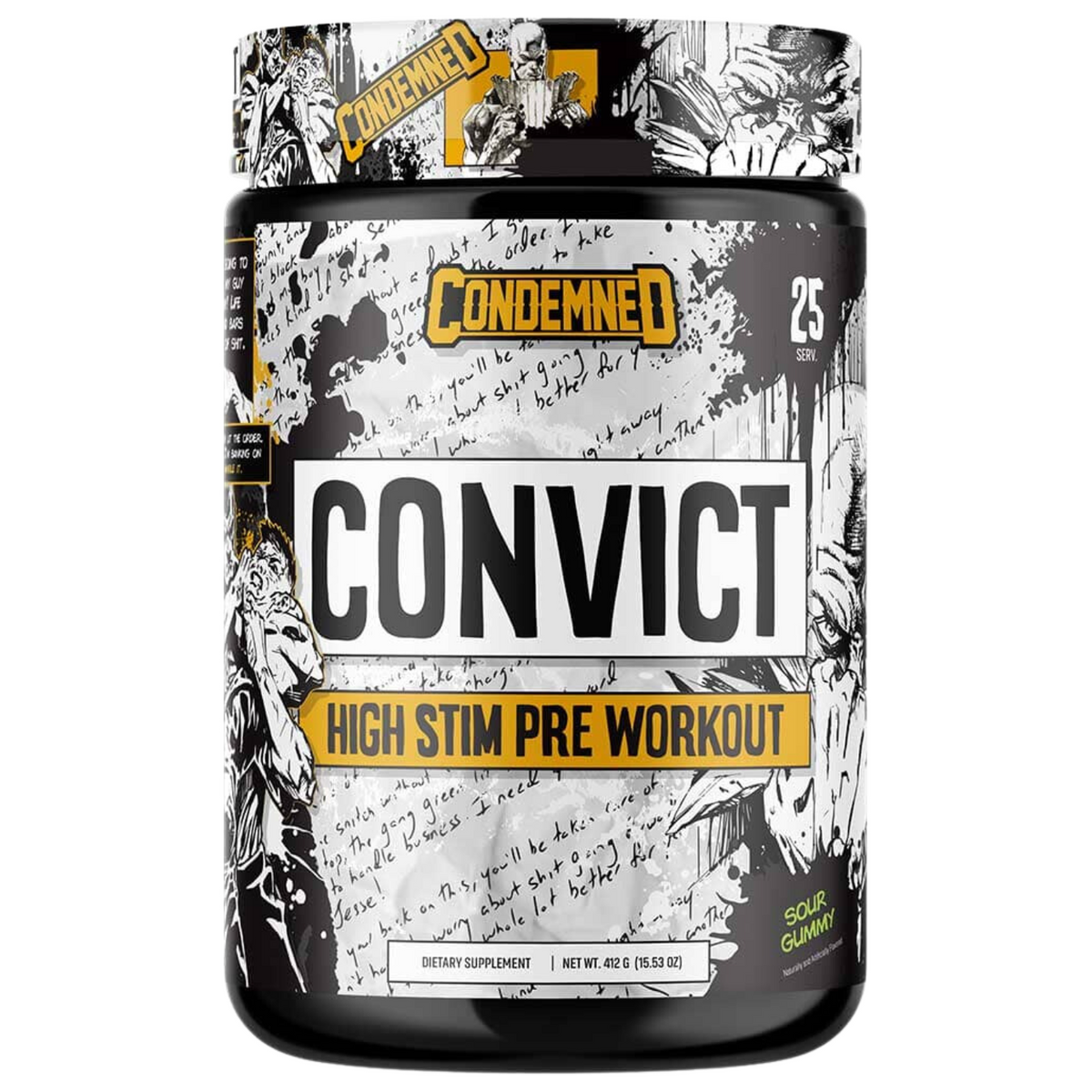 Condemned Labz Convict Stim Pre-Workout Supplement — Supplement City USA