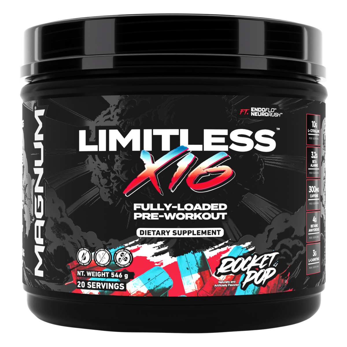 Magnum Nutraceuticals - Limitless X16 Pre-Workout – Supplement City USA