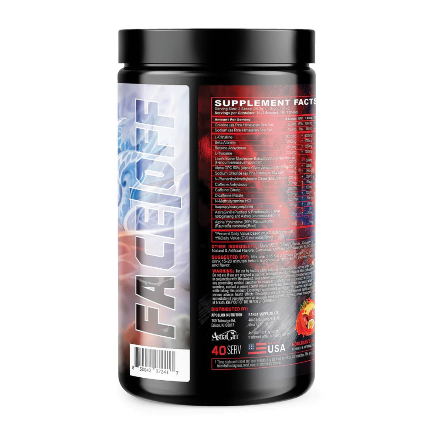 Panda x Apollon Face Off Extreme Pre-Workout — Supplement City USA
