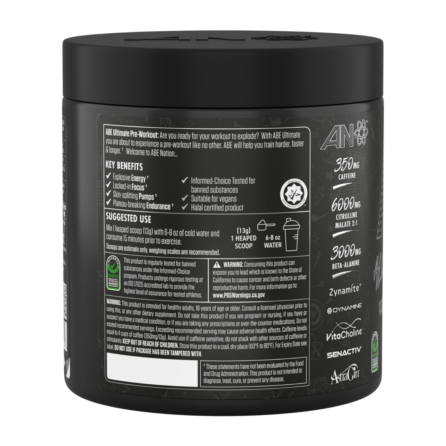 ABE All Black Everything Pre Workout, 30 Servings — Supplement City USA