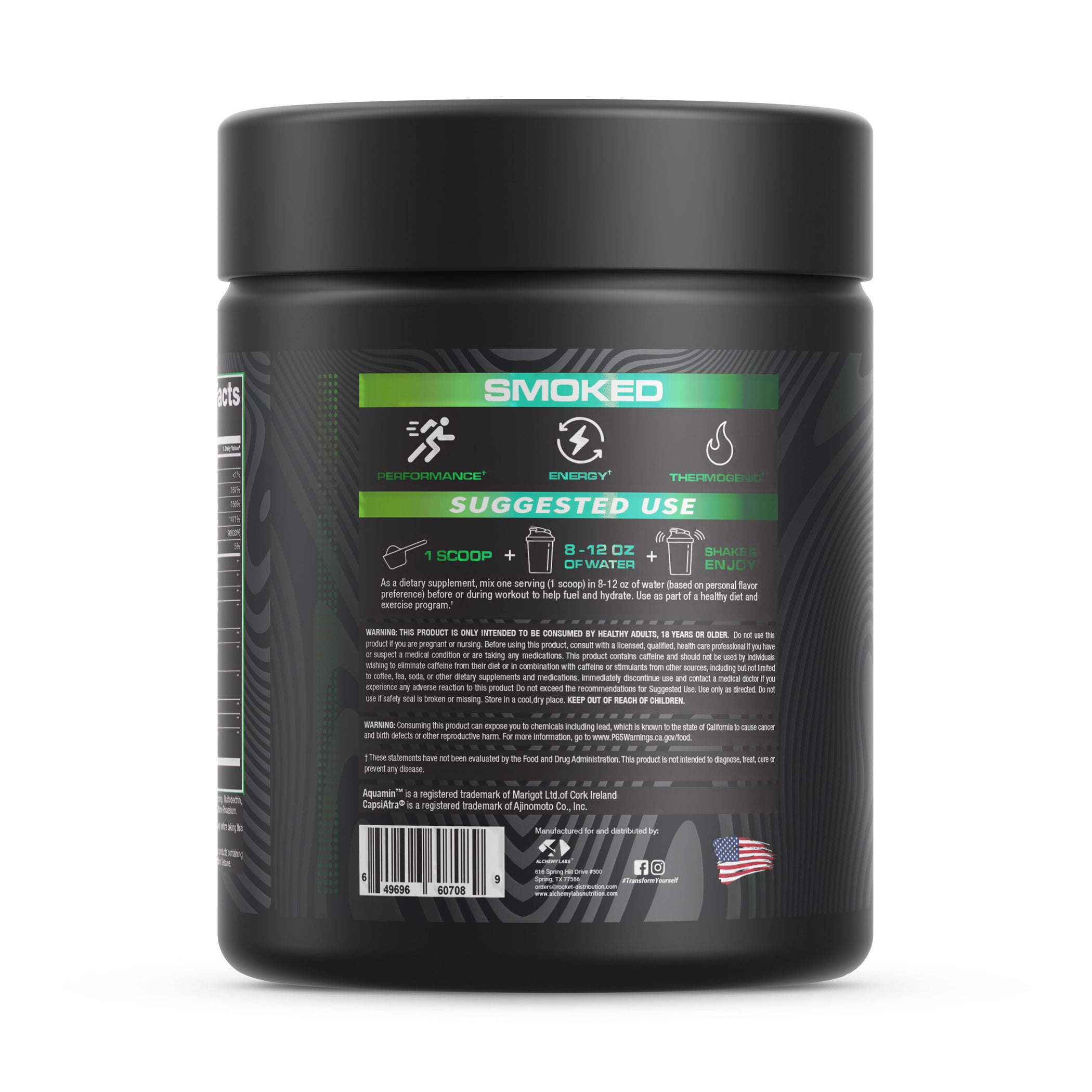 Alchemy Labs Smoked - Pre Workout Supplement — Supplement City USA