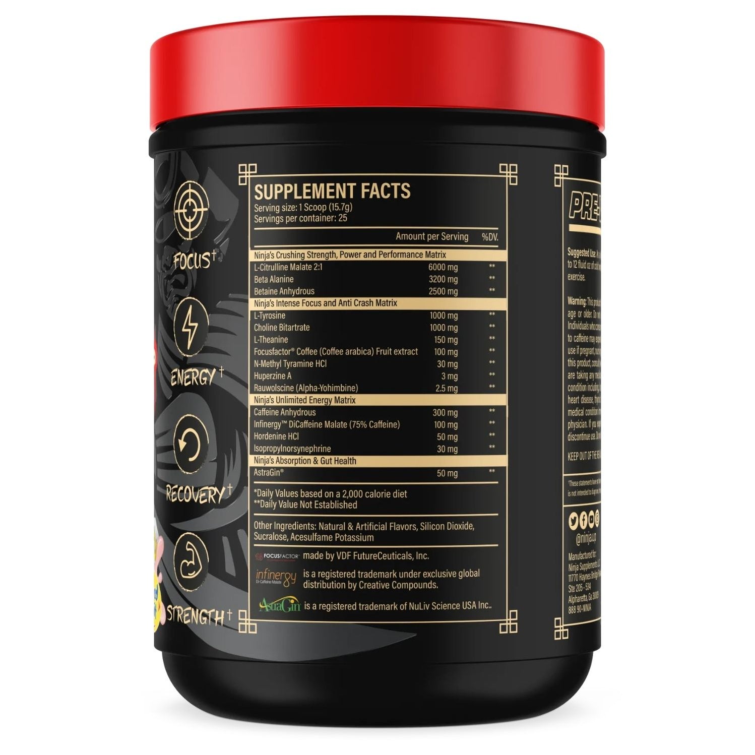 Ninja Up - Pre Workout Supplement — Supplement City USA