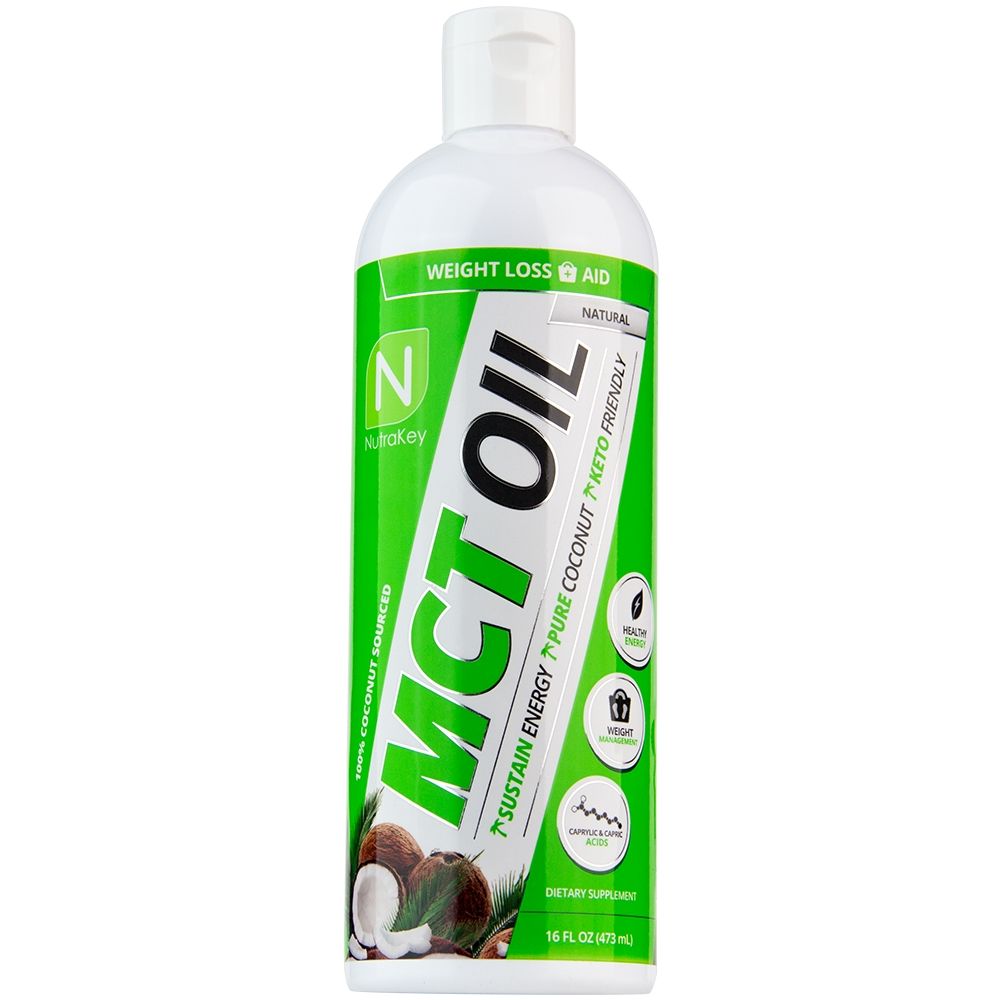 NutraKey Natural Liquid MCT Oil - 31 Servings – Supplement City USA